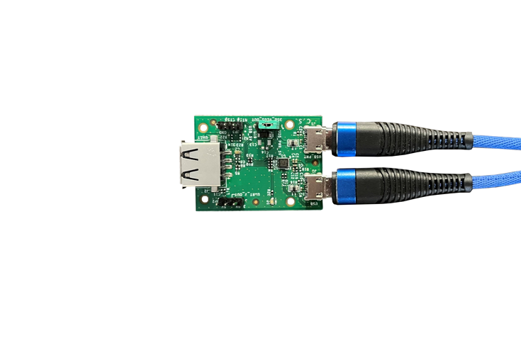 Vayyar Dry Contact Debug Board type A, USB Cables — Gold-IP